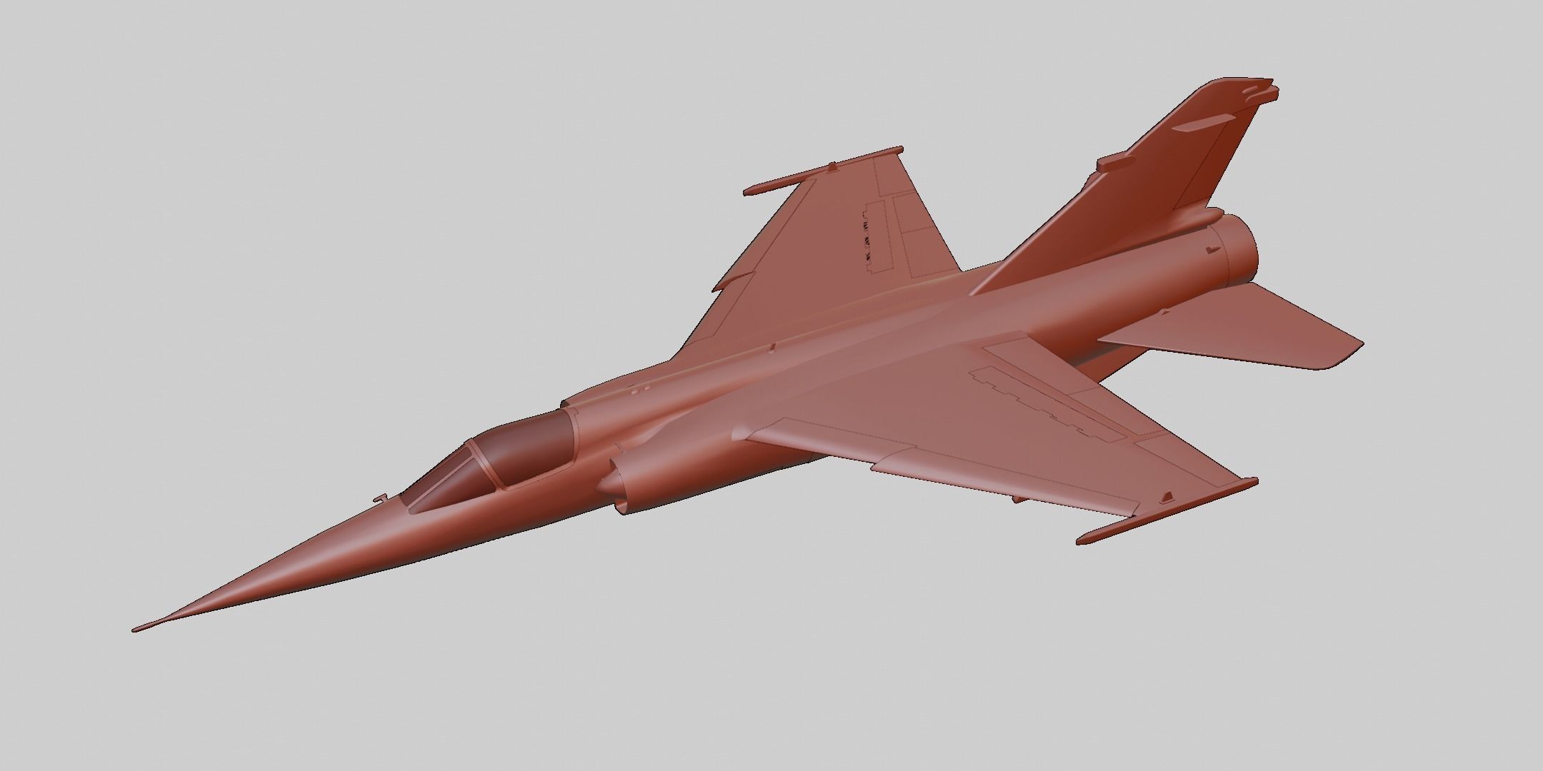 3D model Dassault Mirage F1 VR / AR / low-poly | CGTrader