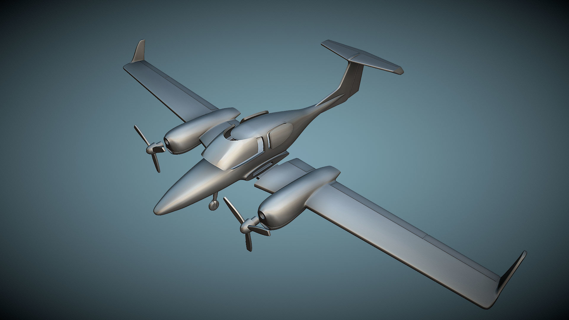 Diamond DA42 Twin Star - 3D Printable Model 3D model 3D printable ...