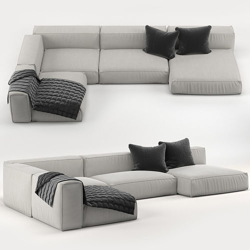 Sofa modular 3D model | CGTrader