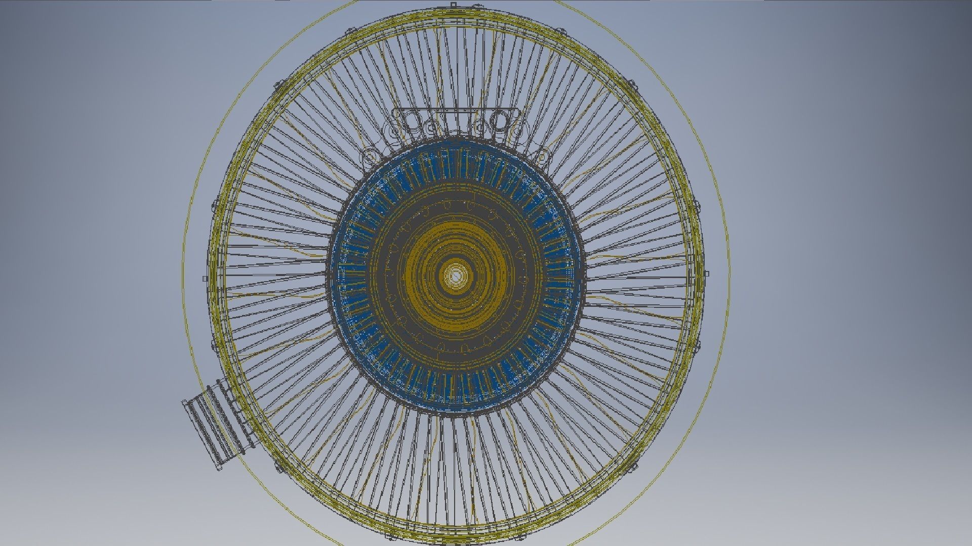 Jet Engine Assembly 3D model | CGTrader