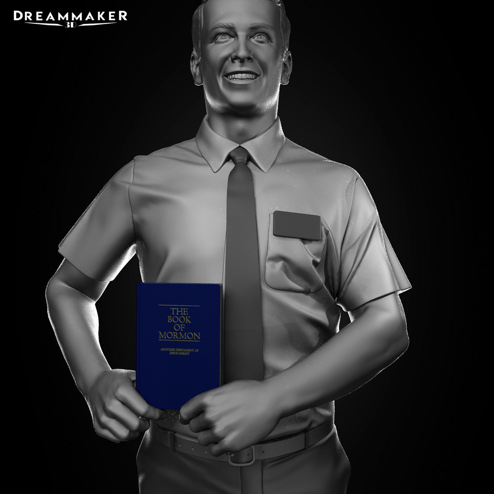 Mormon Missionary 3D model 3D printable | CGTrader