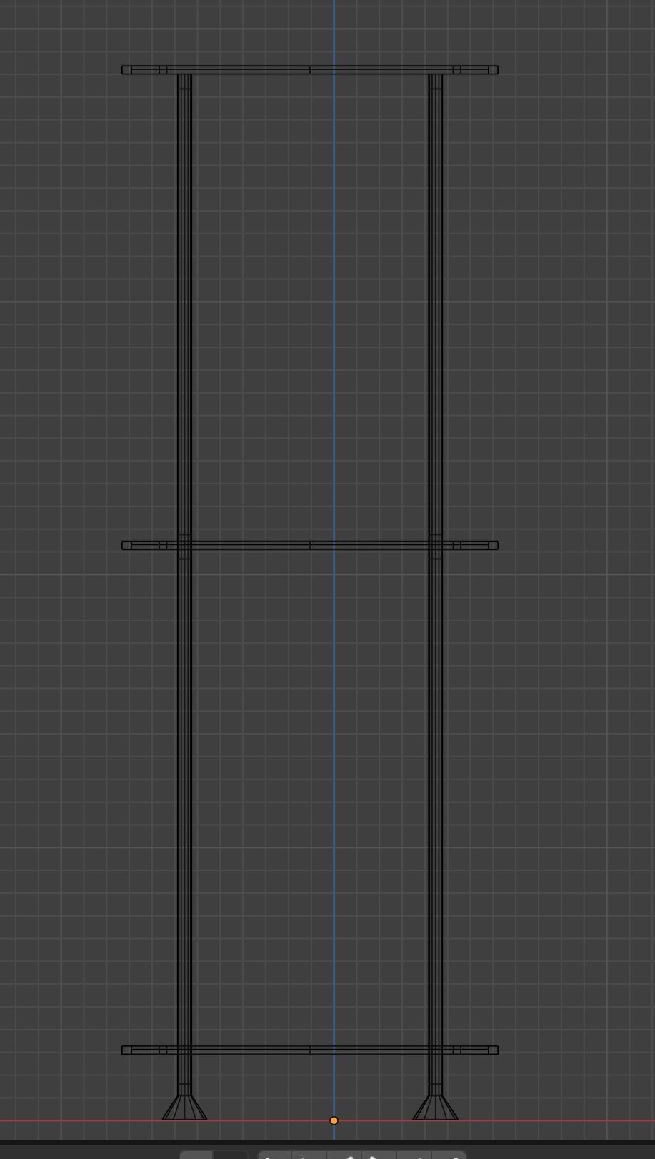 Shelf with golden plates and flowing gold frame free VR / AR / low-poly ...