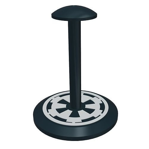 Imperial Navy Helmet Display Stand 3D model 3D printable | CGTrader