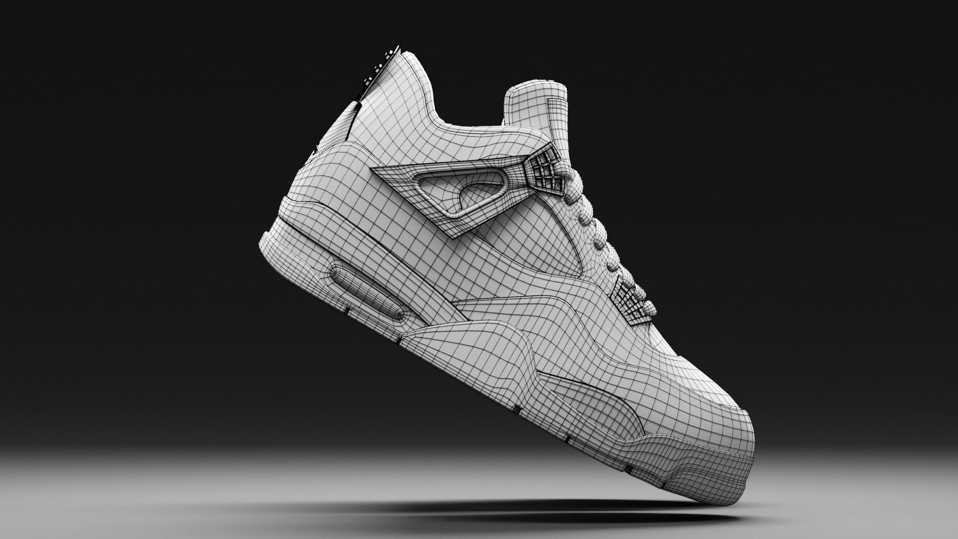 Air Jordan 4 - Nike shoes - 09 3D model | CGTrader