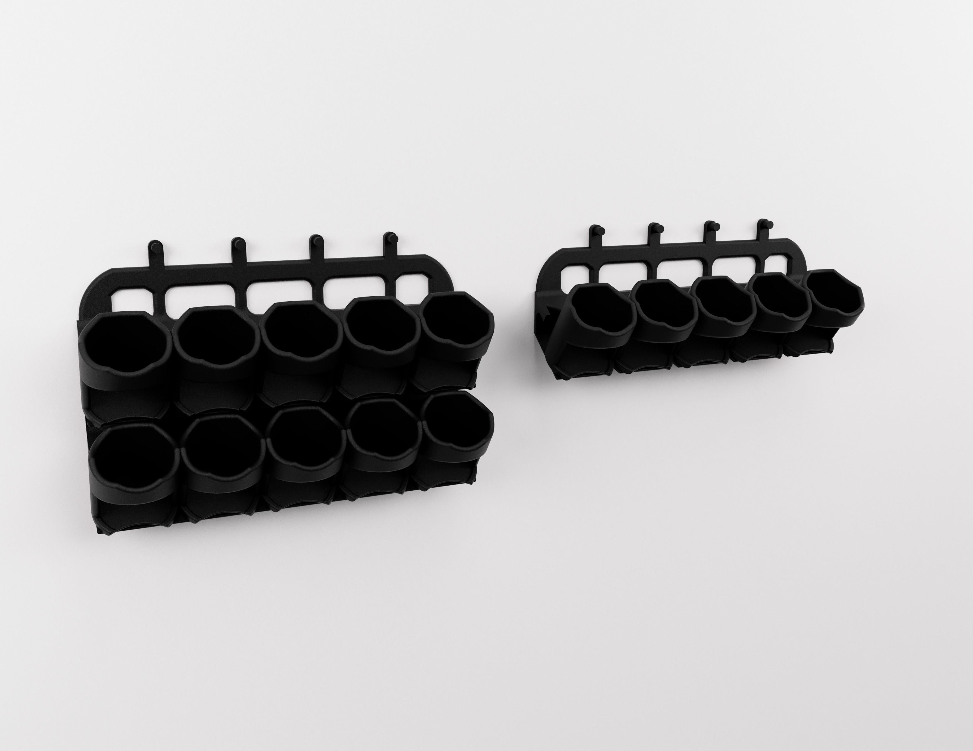 Mica powder wall Organizer 3D model 3D printable | CGTrader