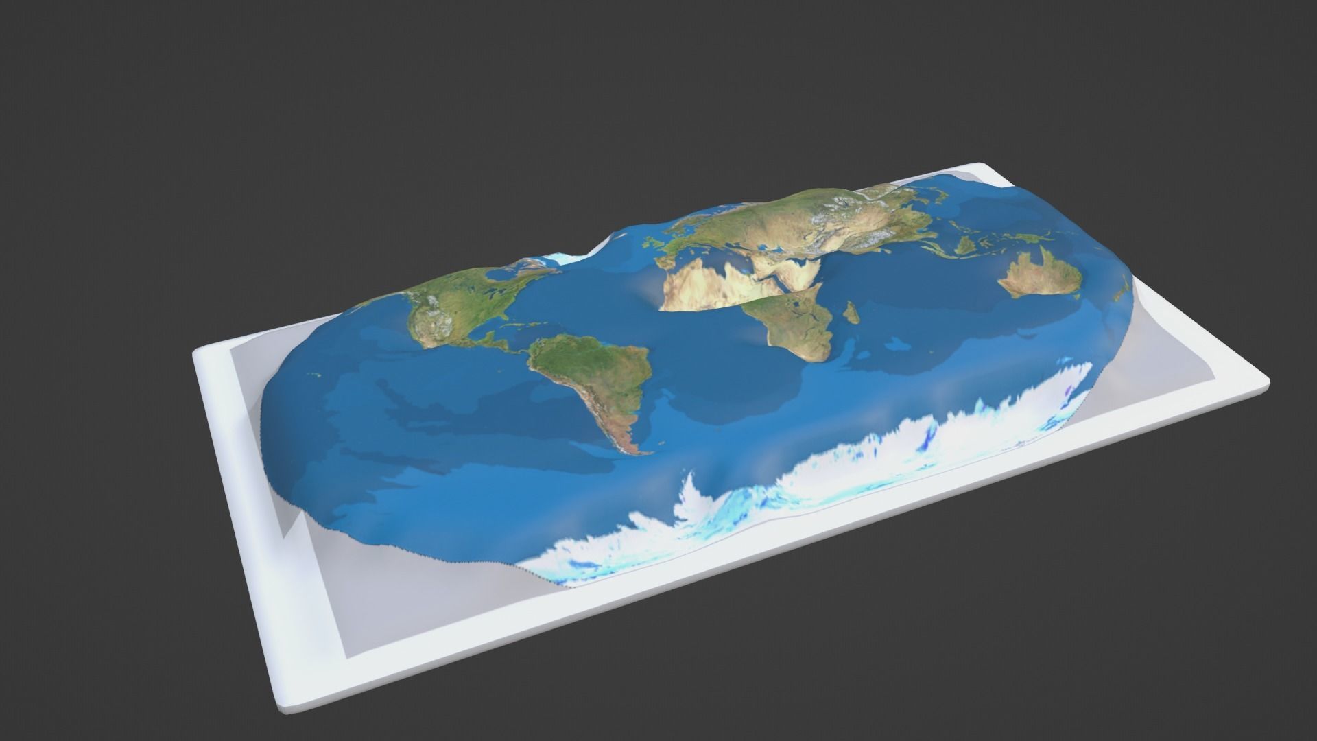 World Map 3D model 3D printable | CGTrader