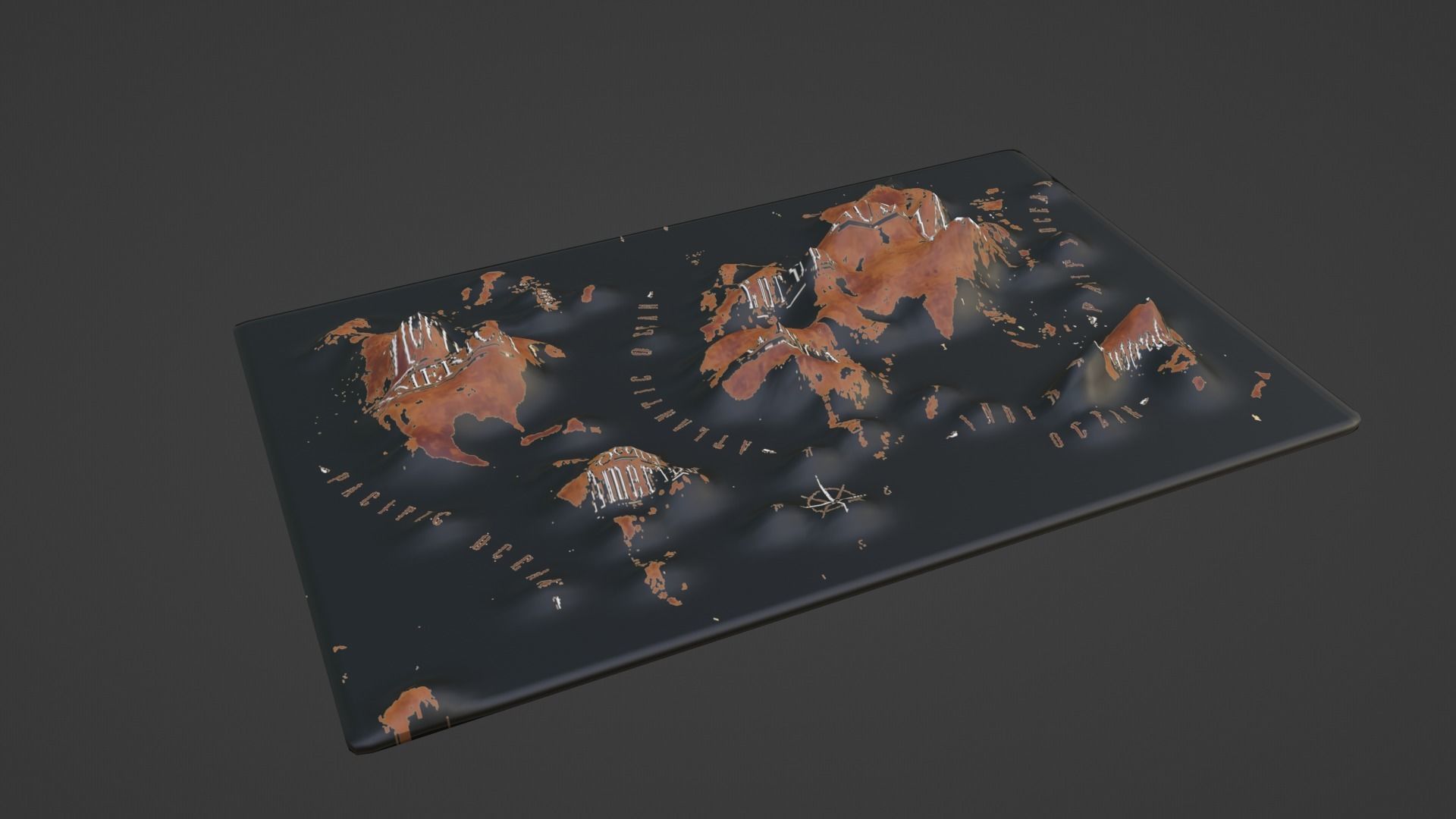 World Map 3D model 3D printable | CGTrader