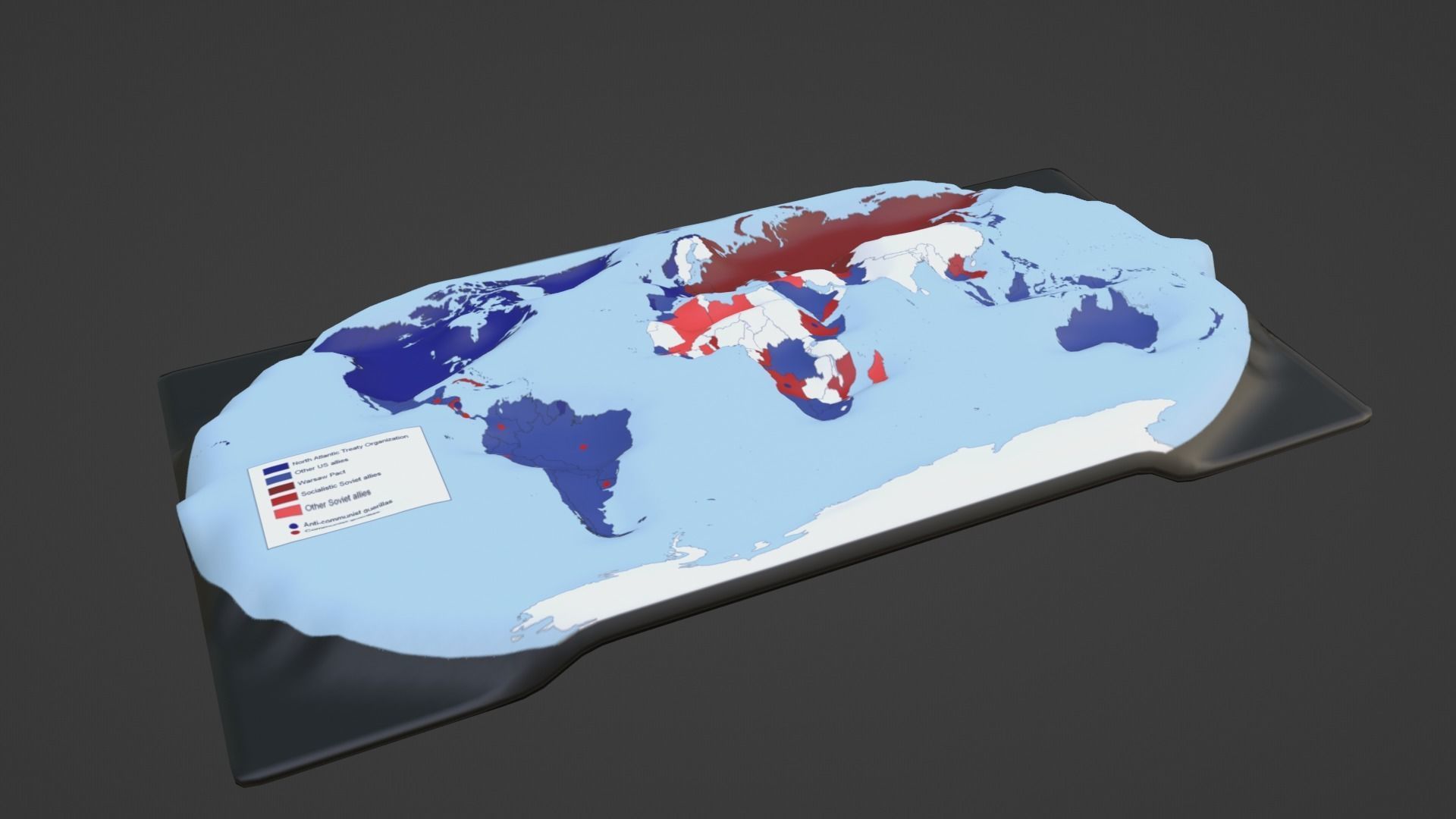 World Map 3D model 3D printable | CGTrader