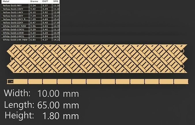 Turkish chain 51 3D model 3D printable | CGTrader