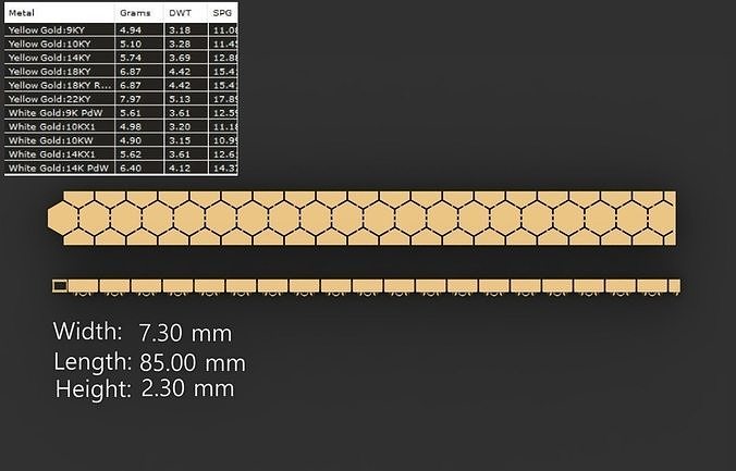Turkish chain 46 3D model 3D printable | CGTrader