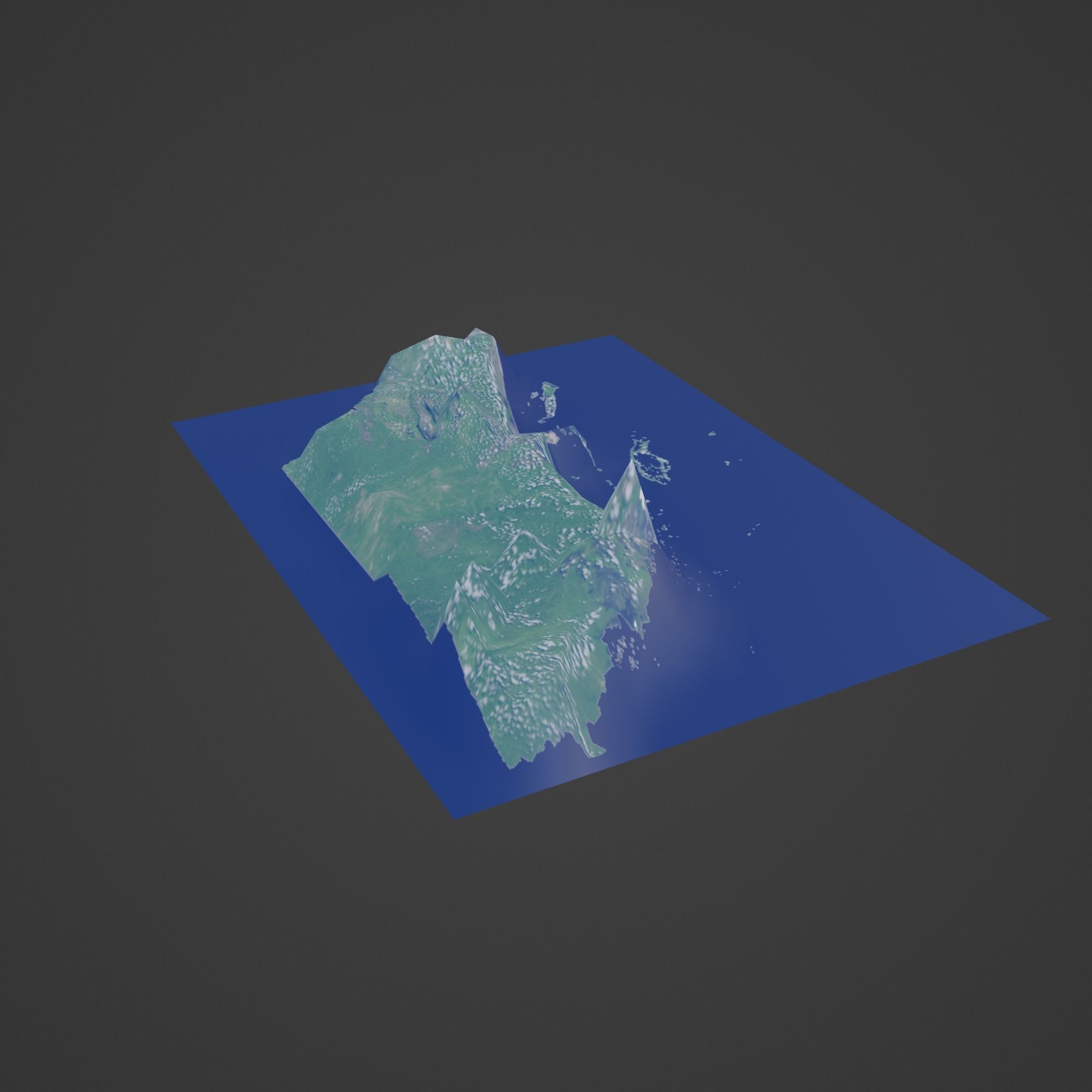 belize map 3D model 3D printable | CGTrader