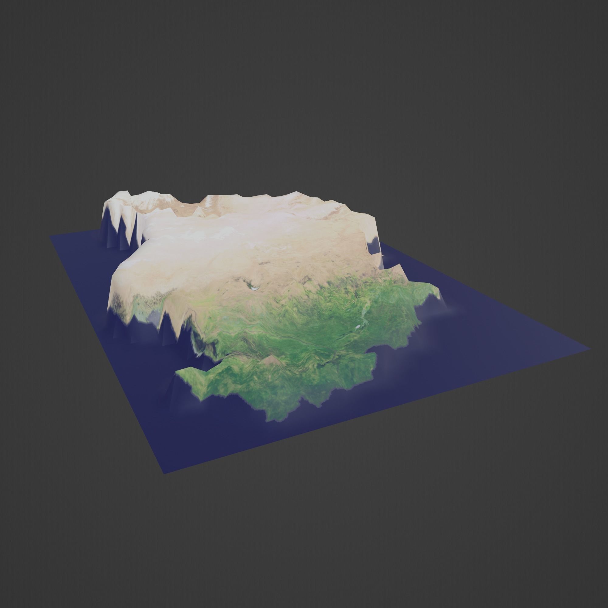 chad map 3D model 3D printable | CGTrader