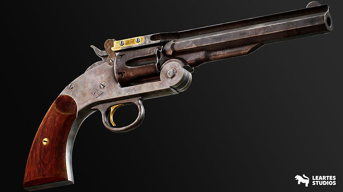 3D model FPS Western Guns Vol 4 VR / AR / low-poly | CGTrader