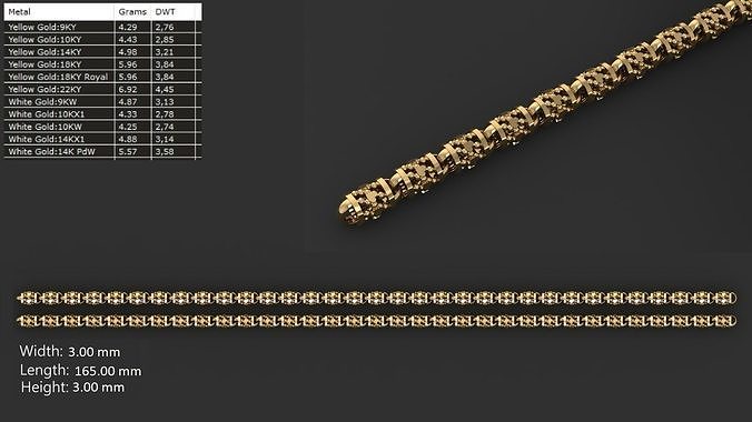 Turkish chain 21 3D model 3D printable | CGTrader