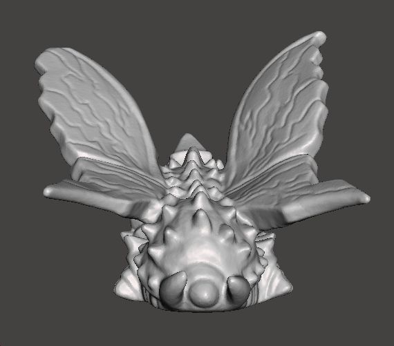 SD BATTRA MOTH 1992 VINTAGE FIGURE 15 INCH CHIBI SUPER DEFORMED 3D ...