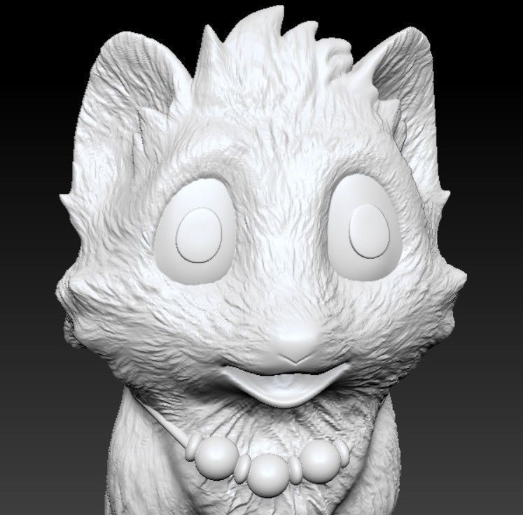 Le Renard et le petit Tanuki 3D model 3D printable | CGTrader