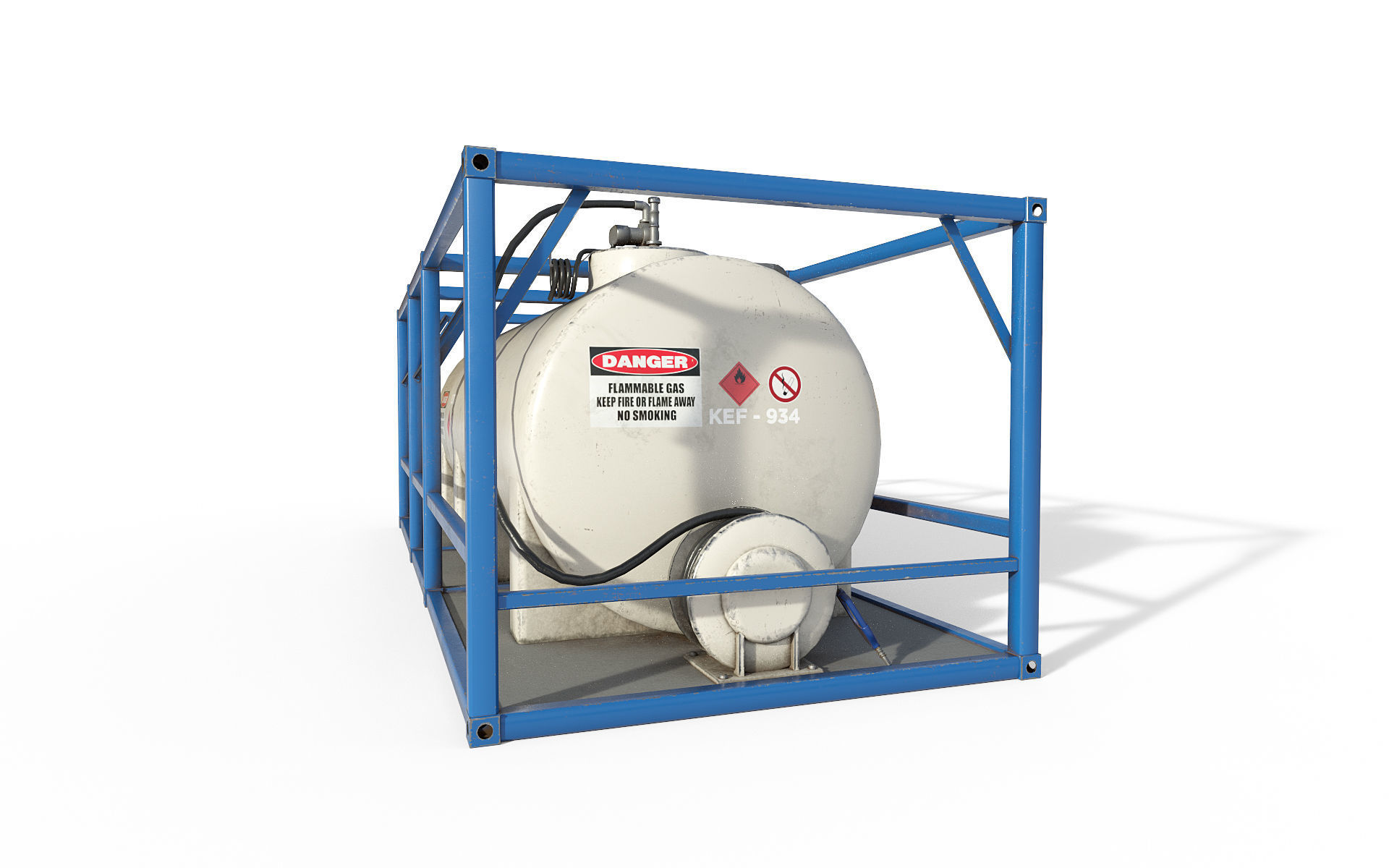 3D model Tank Container gas VR / AR / low-poly | CGTrader