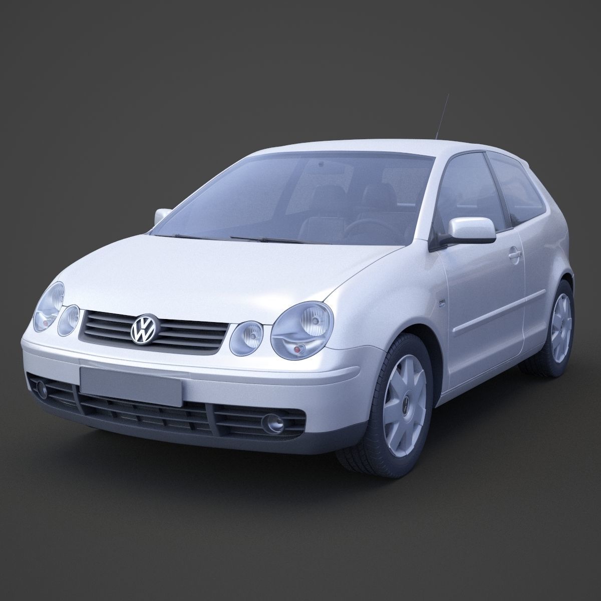 Volkswagen Polo hatchback 2001 3D model | CGTrader