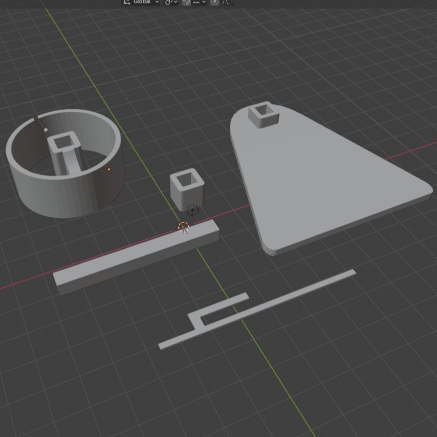 MODULAR SYSTEM SCOREBOARD 3D model 3D printable | CGTrader