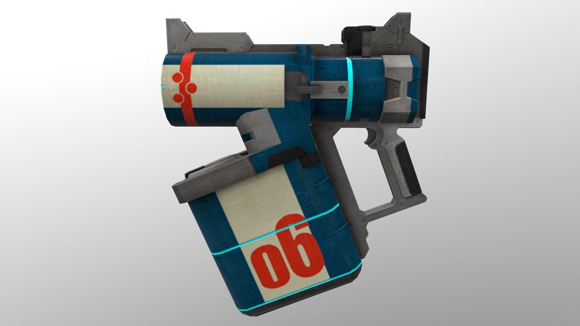 3D model Trap Gun Level 3B VR / AR / low-poly | CGTrader