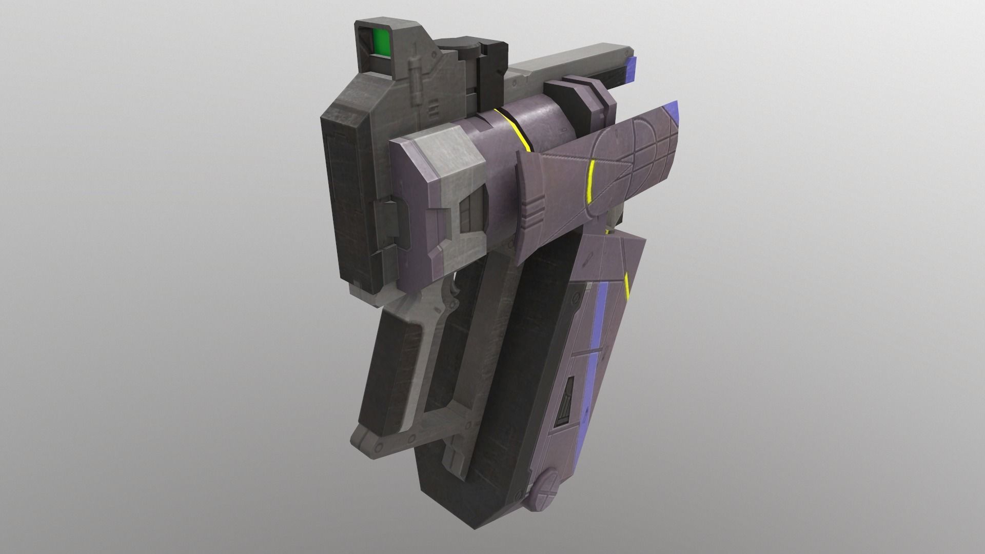3D model Trap Gun Level 1C VR / AR / low-poly | CGTrader