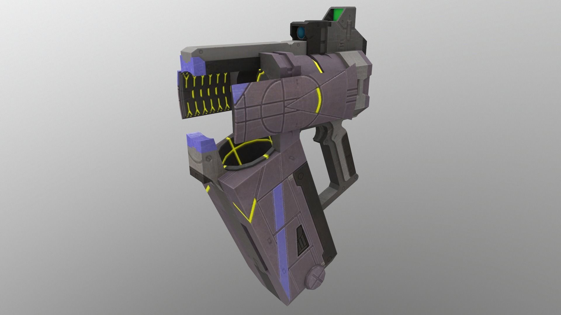 3D model Trap Gun Level 1C VR / AR / low-poly | CGTrader