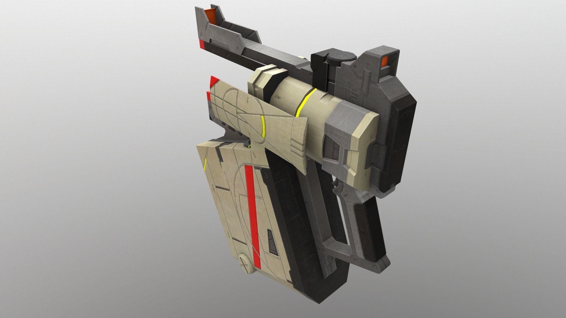 3D model Trap Gun Level 3C VR / AR / low-poly | CGTrader