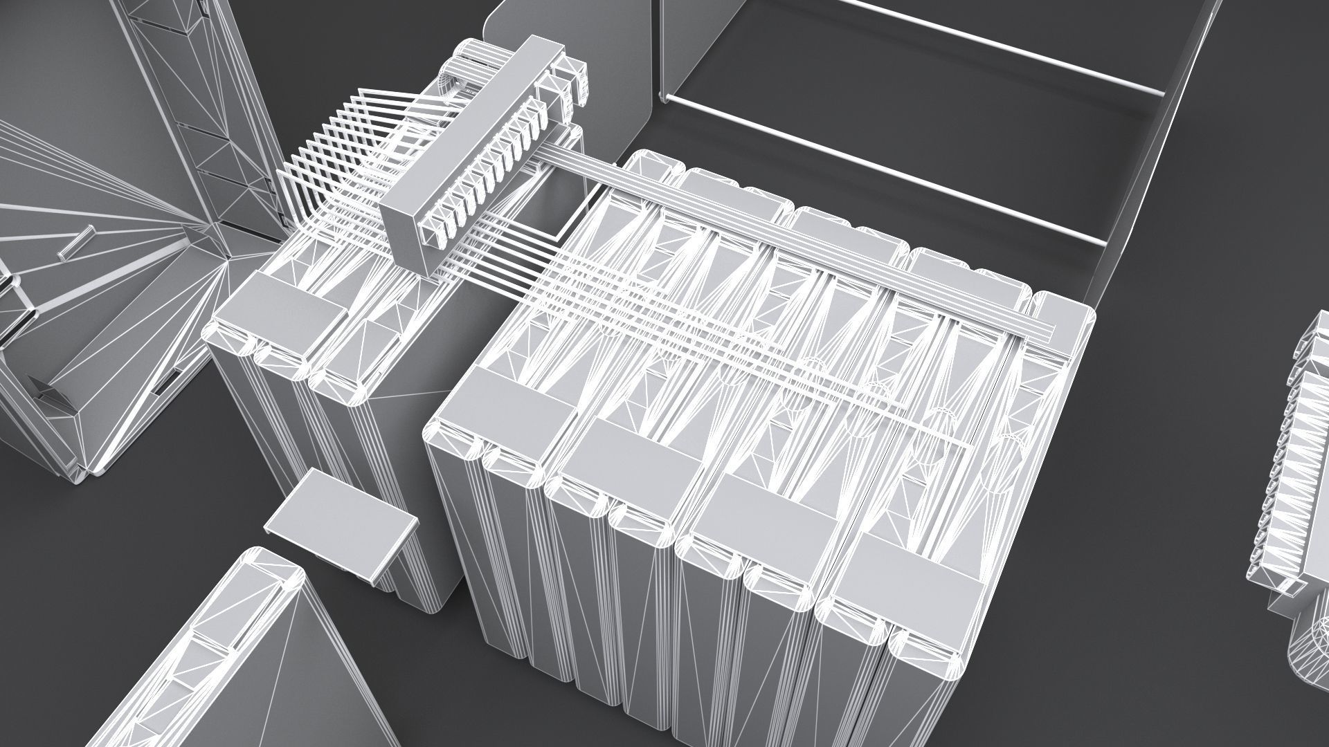 Lithium-Ion Battery with BMS and internal Components 3D model | CGTrader