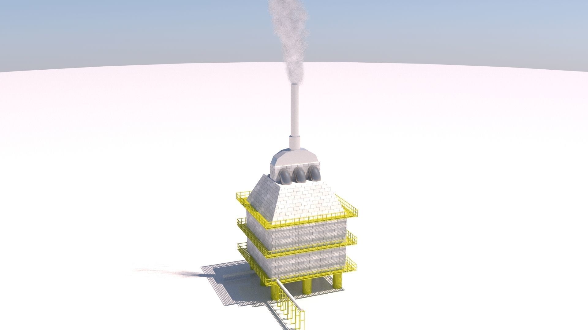 Refinery Industrial Furnace 03 3D model | CGTrader