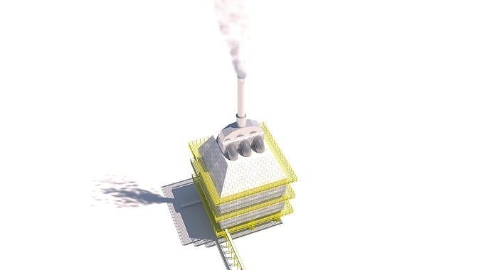 Refinery Industrial Furnace 03 3D model | CGTrader