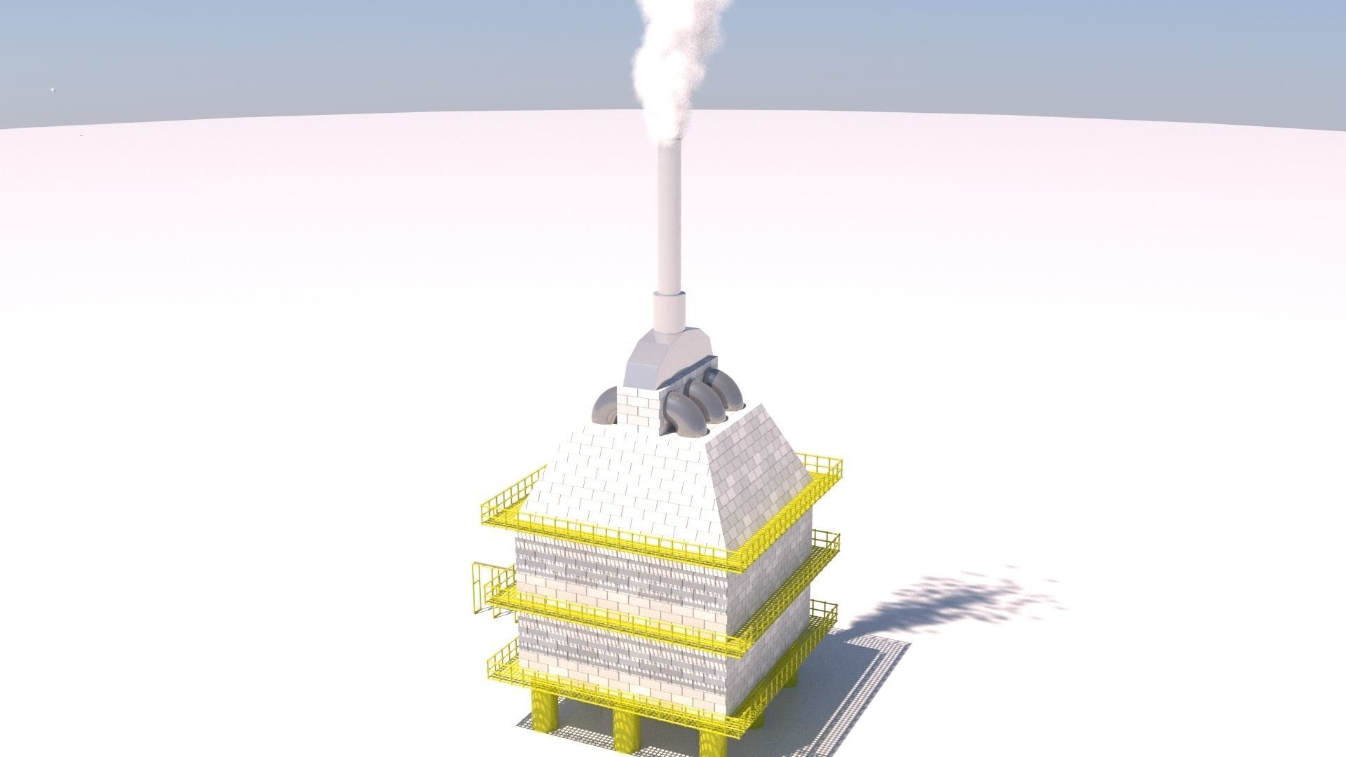 Refinery Industrial Furnace 03 3D model | CGTrader