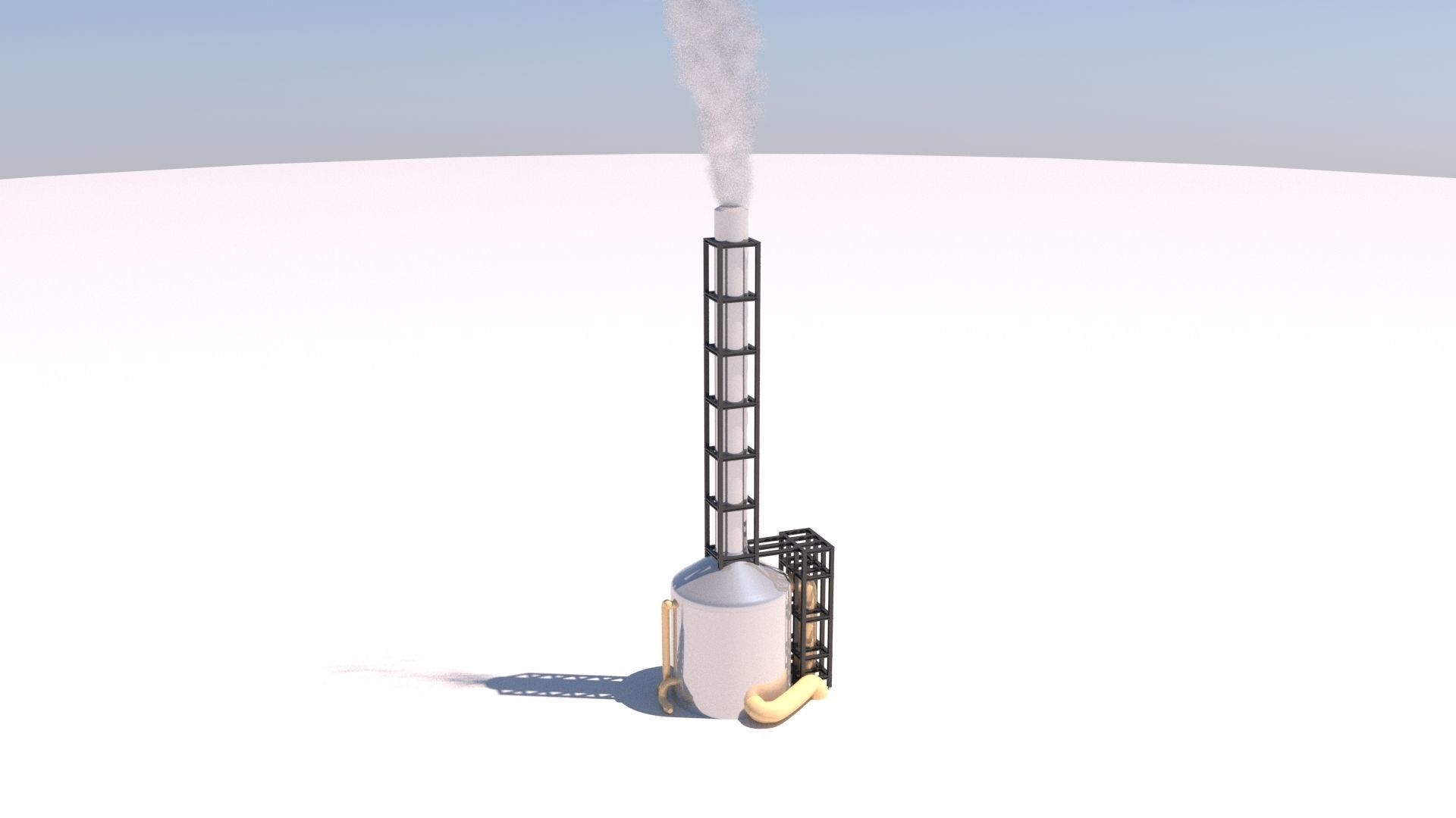 Refinery Industrial Furnace 04 3D model | CGTrader
