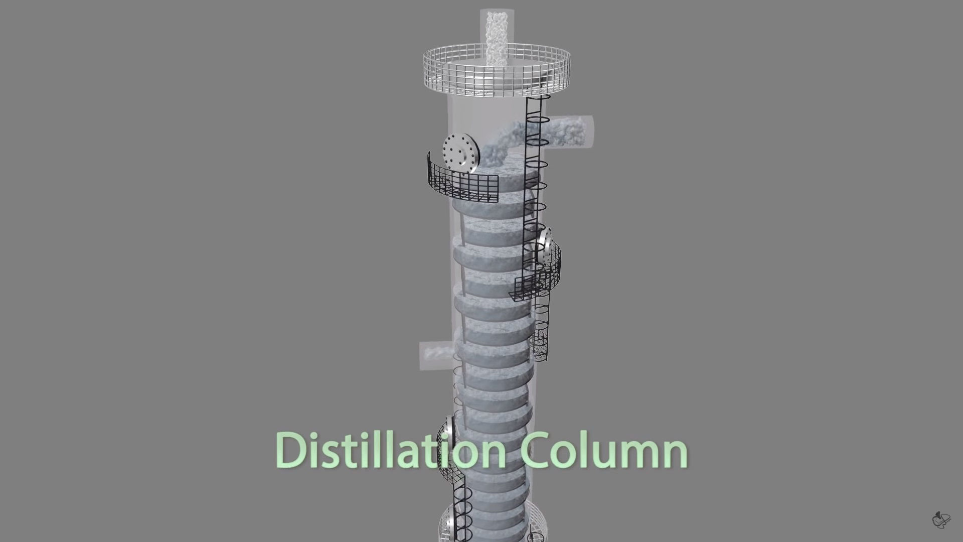 Chemical Plant for Dimethyl Ether production 3D model | CGTrader
