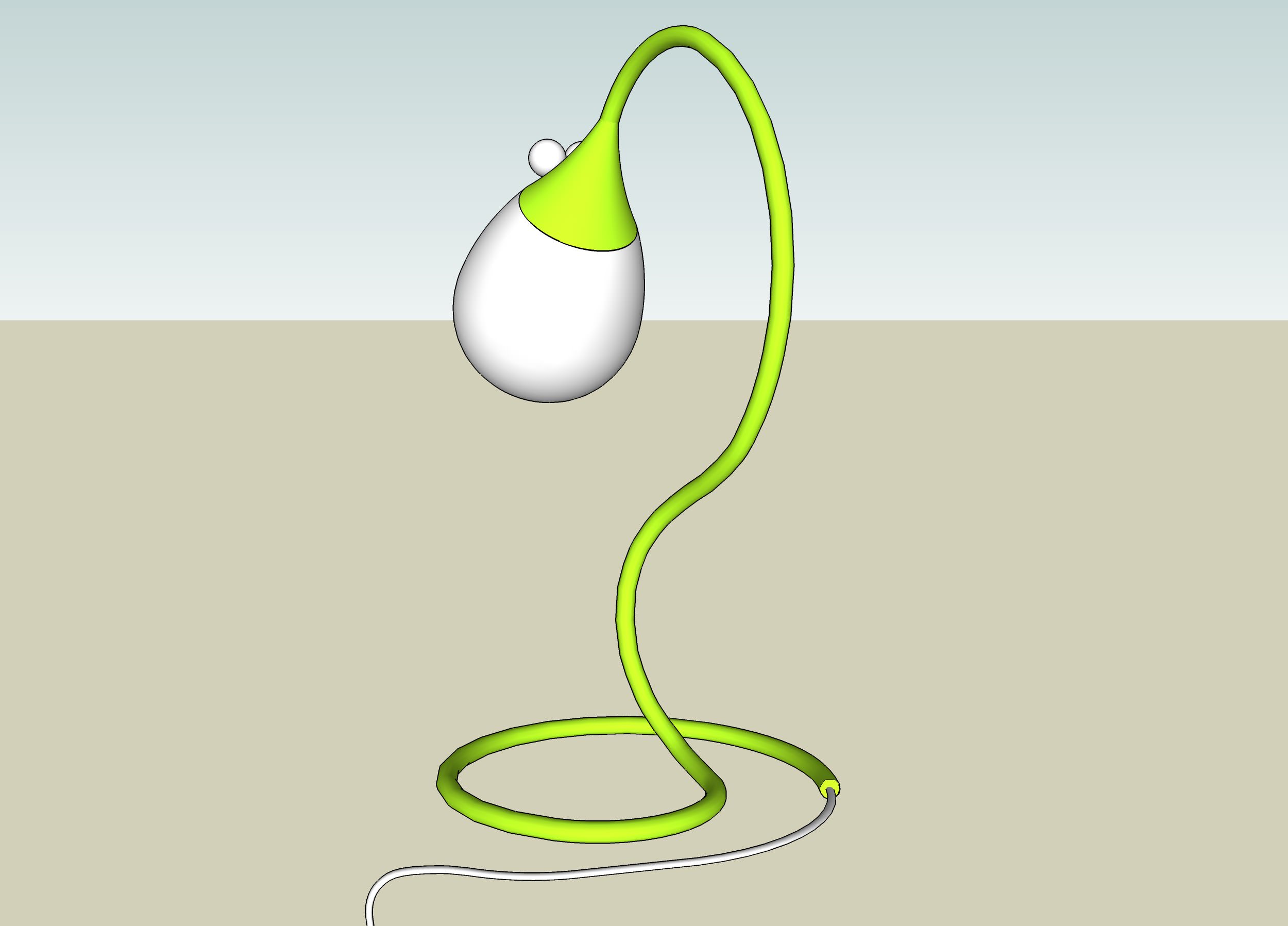 Snake lamp 3D model | CGTrader