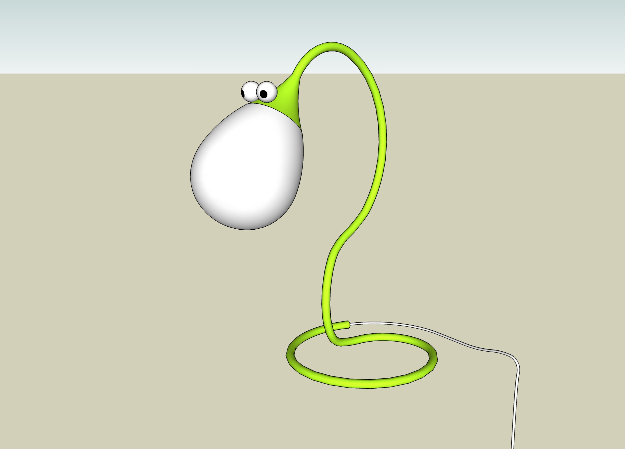 Snake lamp 3D model | CGTrader