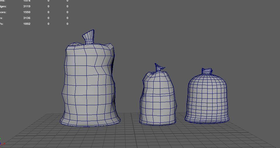 3D model sack burlap VR / AR / low-poly | CGTrader