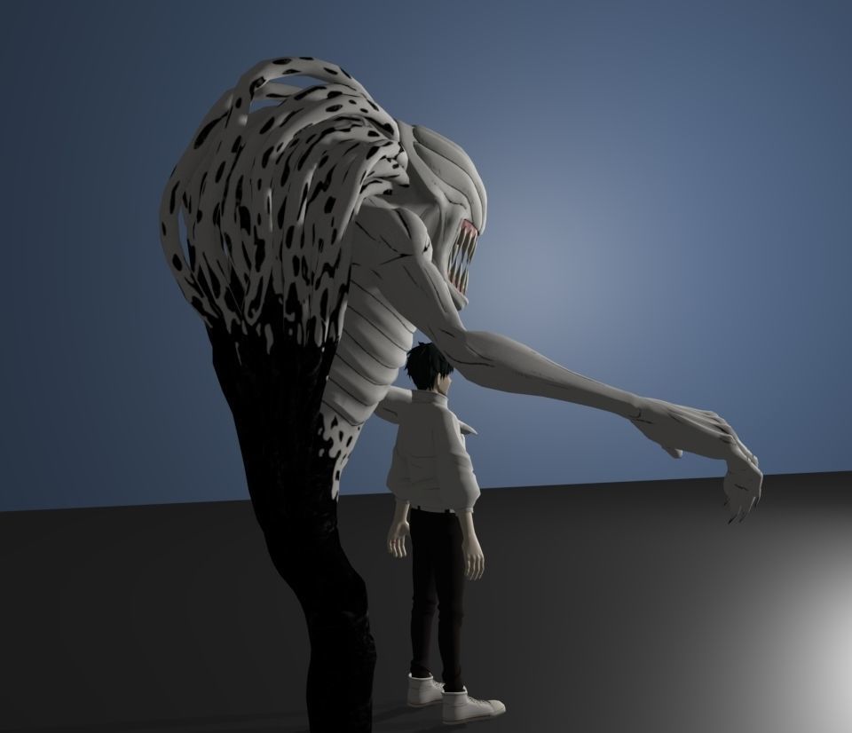 yuta rika 3D model animated rigged | CGTrader