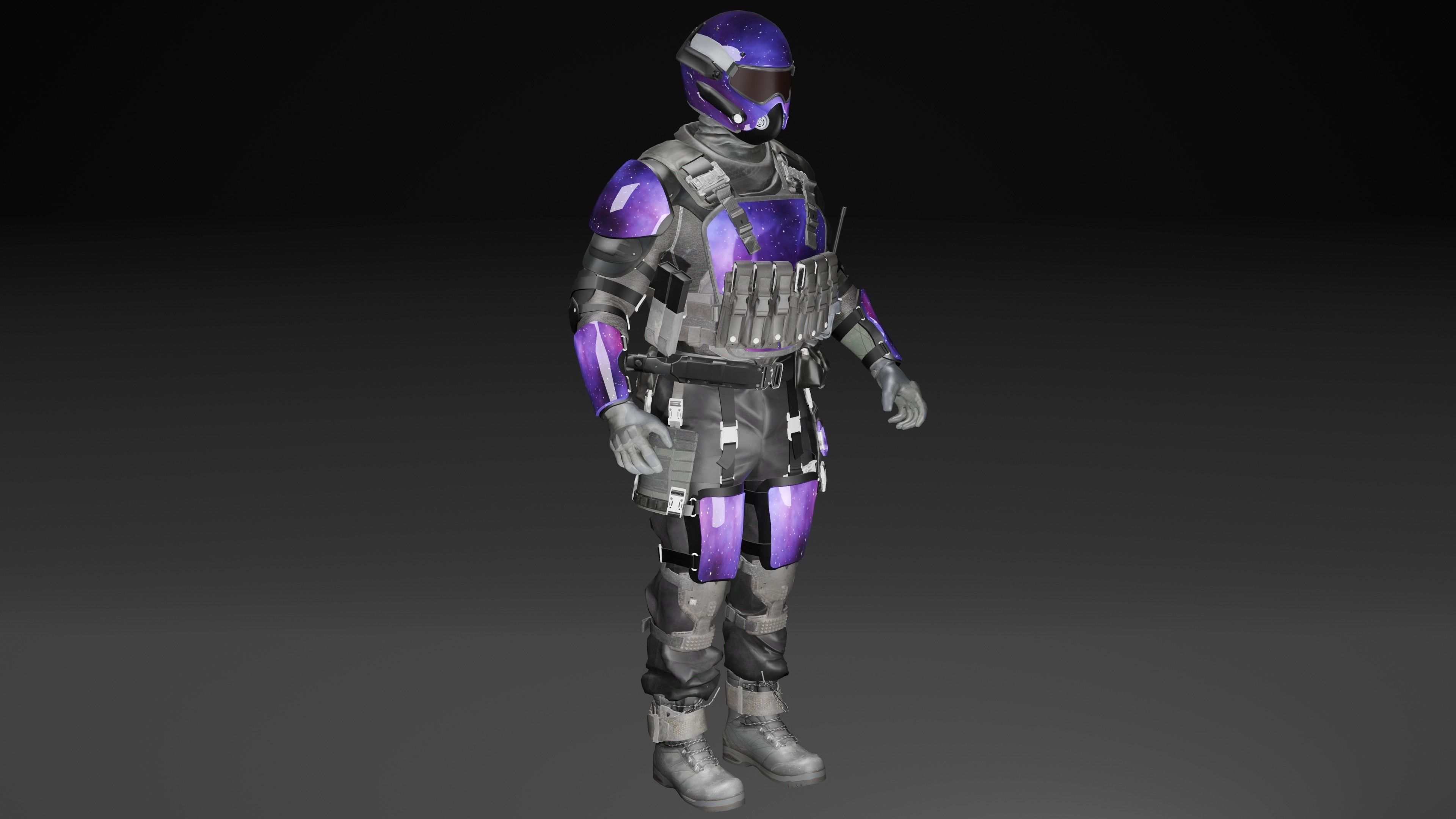 Velikan Operator Skin Warzone 3D model rigged | CGTrader