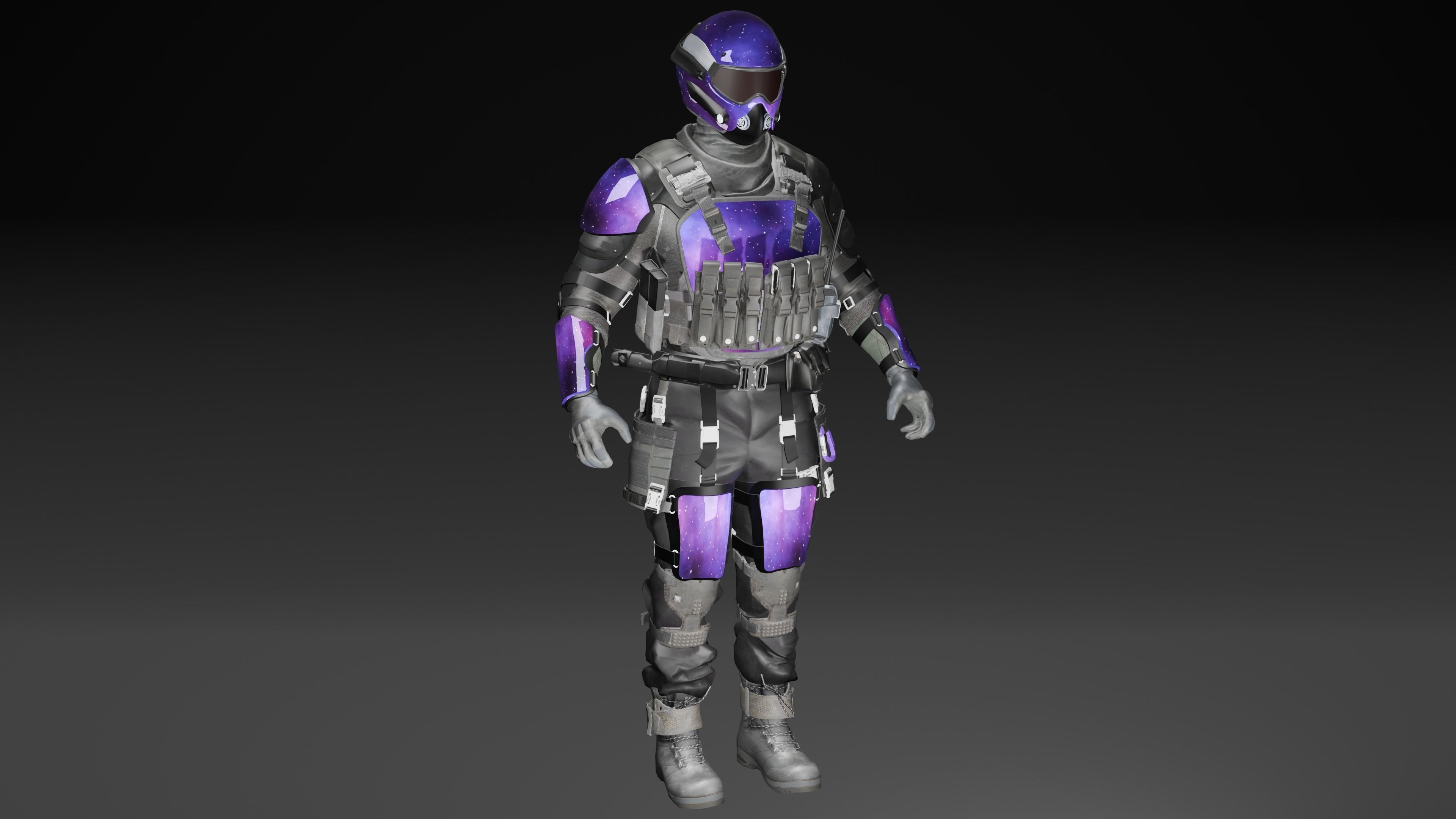 Velikan Operator Skin Warzone 3D model rigged | CGTrader