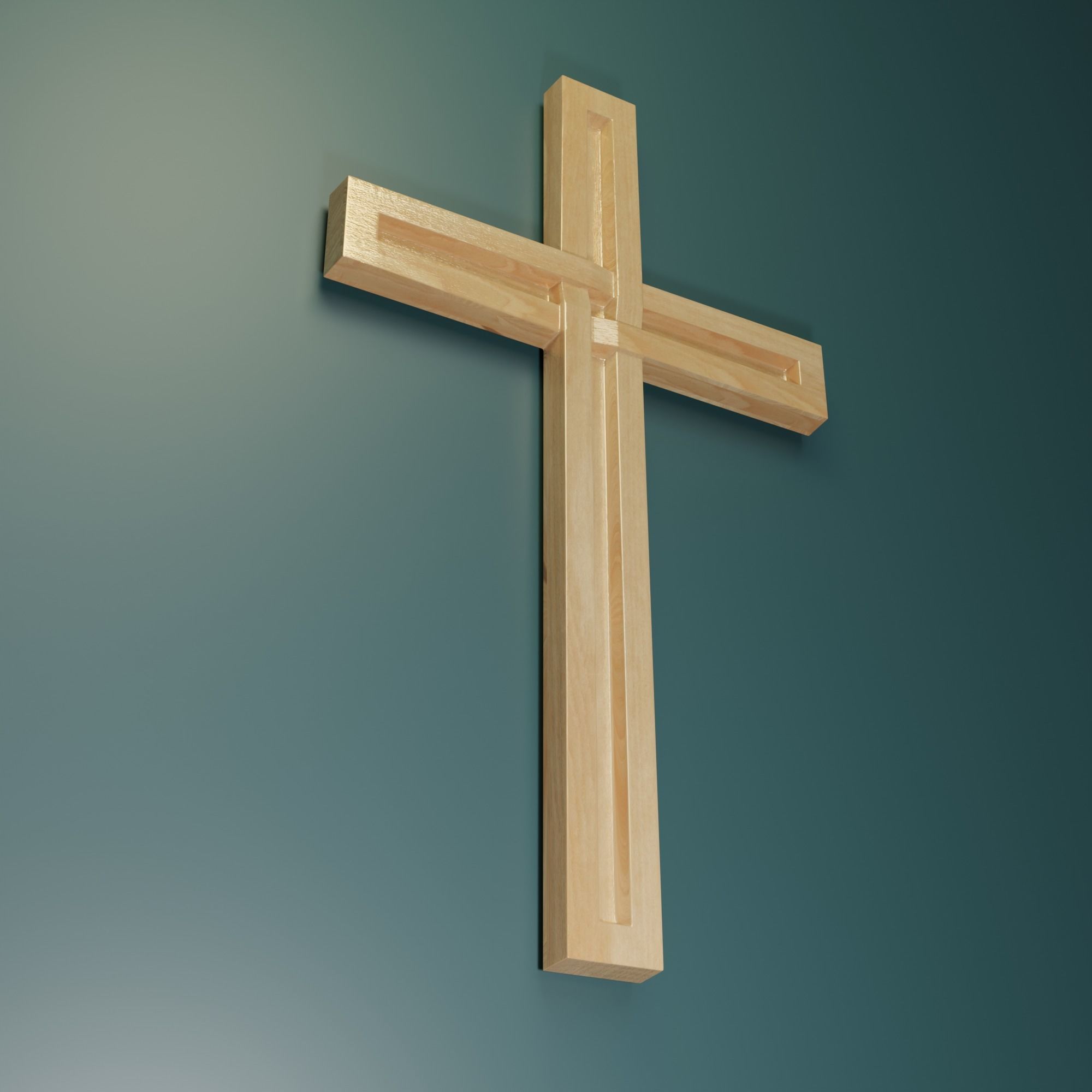 3D Model STL file for CNC router Wall Cross 3D model 3D printable ...
