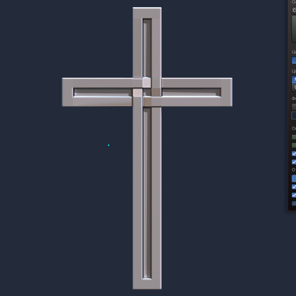 3D Model STL file for CNC router Wall Cross 3D model 3D printable ...