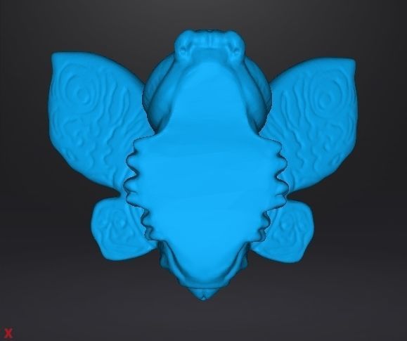 SD MOTHRA MOTH FORM 1992 FIGURE 15 INCH CHIBI SUPER DEFORMED 3D model ...