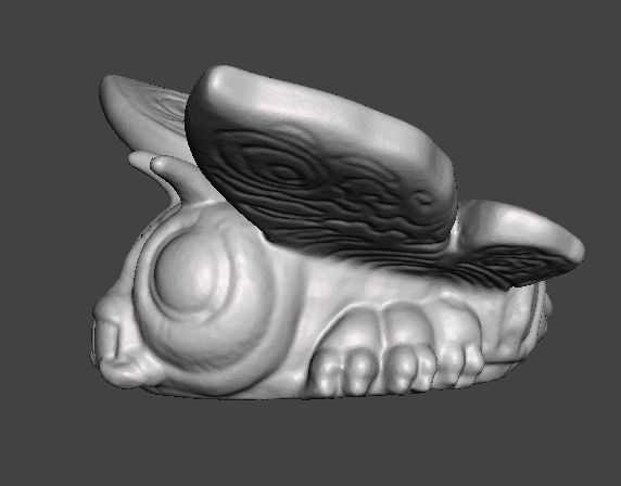 SD MOTHRA MOTH FORM 1992 FIGURE 15 INCH CHIBI SUPER DEFORMED 3D model ...