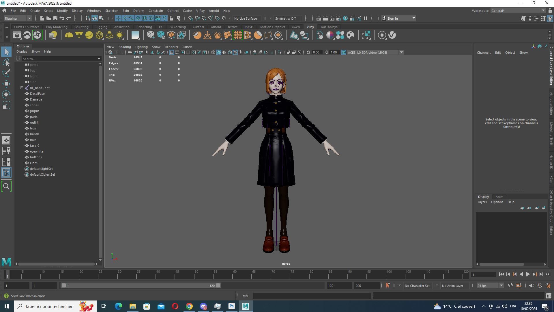 3D model palworld Nobara Kugisaki VR / AR / low-poly | CGTrader