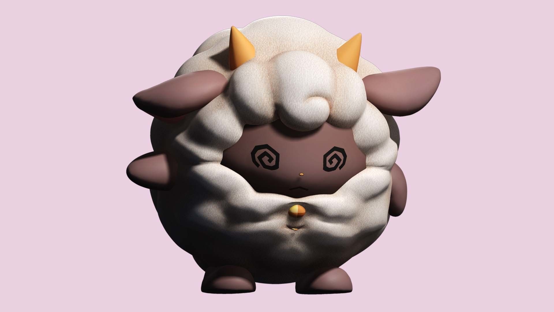 3D model Palworld lamball Ready To Pose and Print VR / AR / low-poly ...