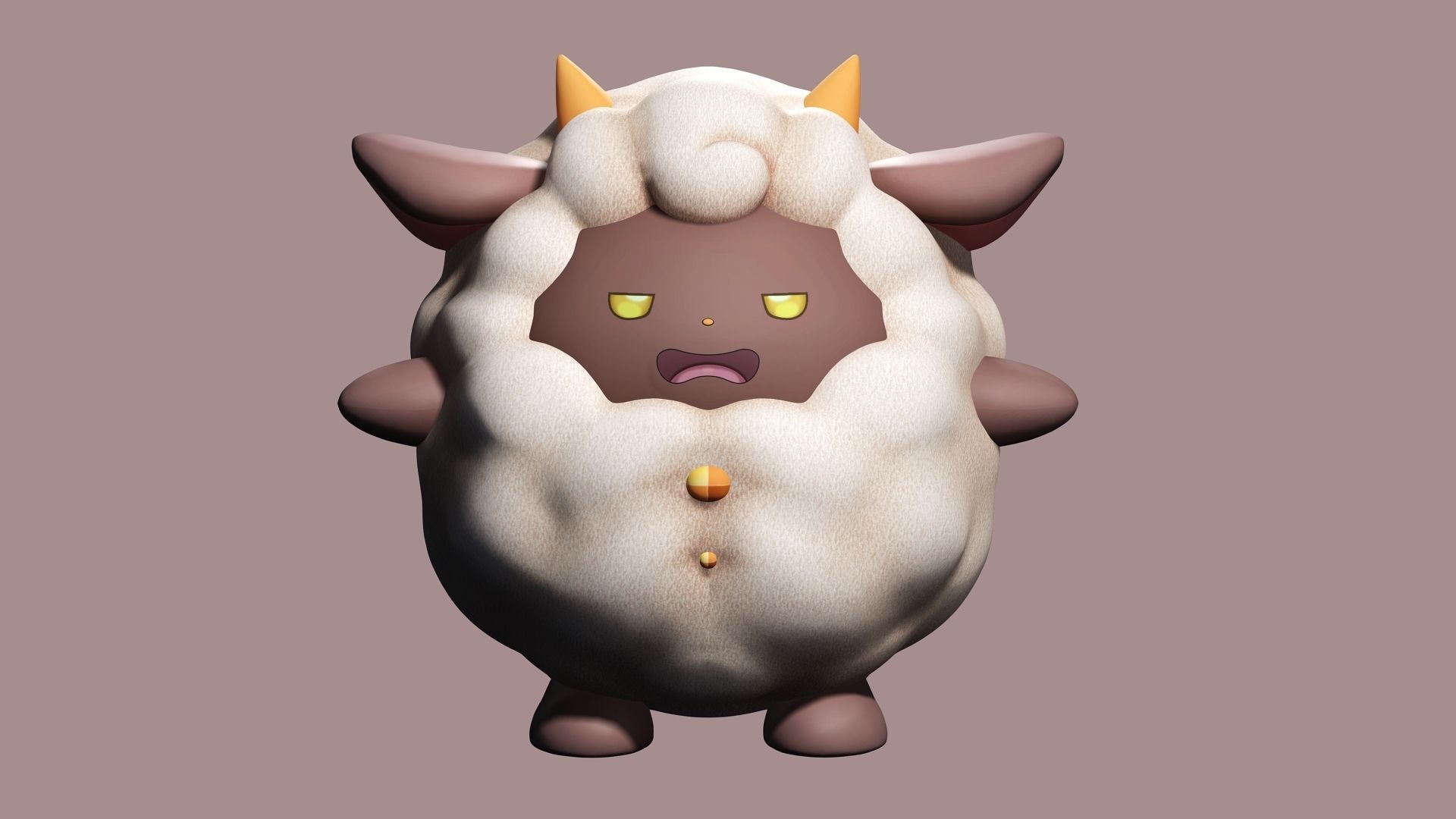 3D model Palworld lamball Ready To Pose and Print VR / AR / low-poly ...