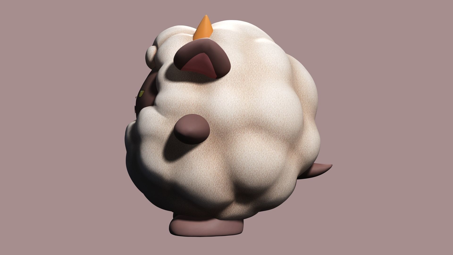 3D model Palworld lamball Ready To Pose and Print VR / AR / low-poly ...
