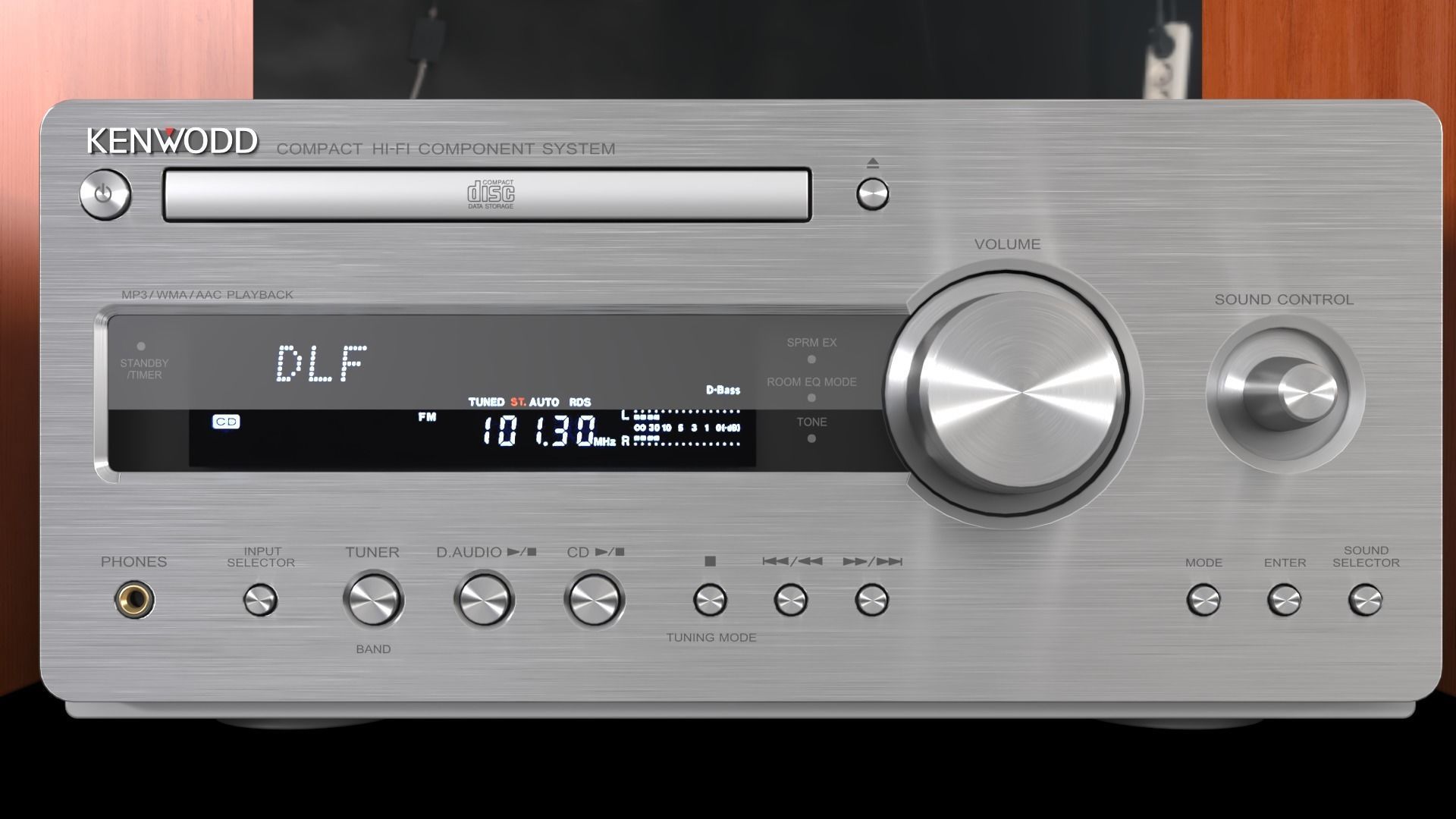 Kenwood Compact HI-FI Component System 3D 3D model | CGTrader