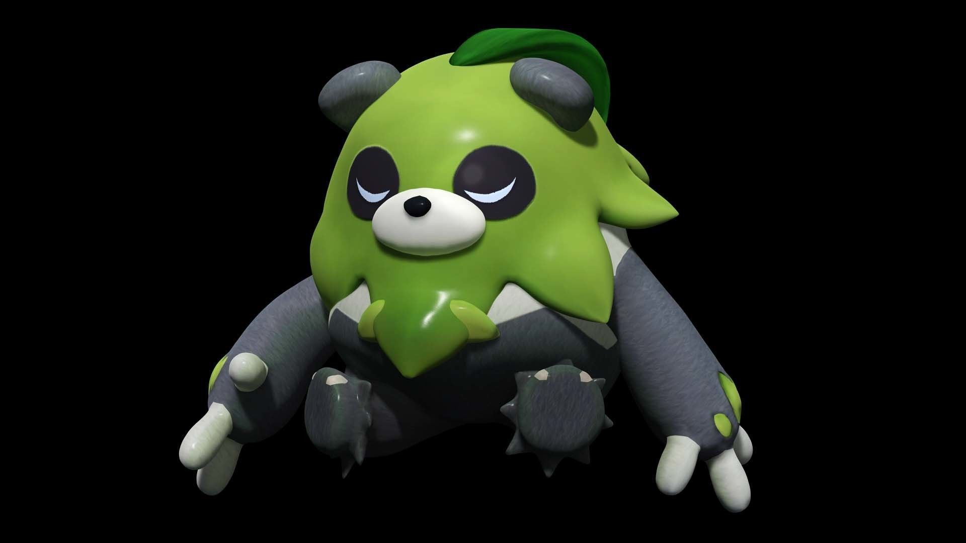3D model Palworld Mossanda Ready To Pose and Print VR / AR / low-poly ...