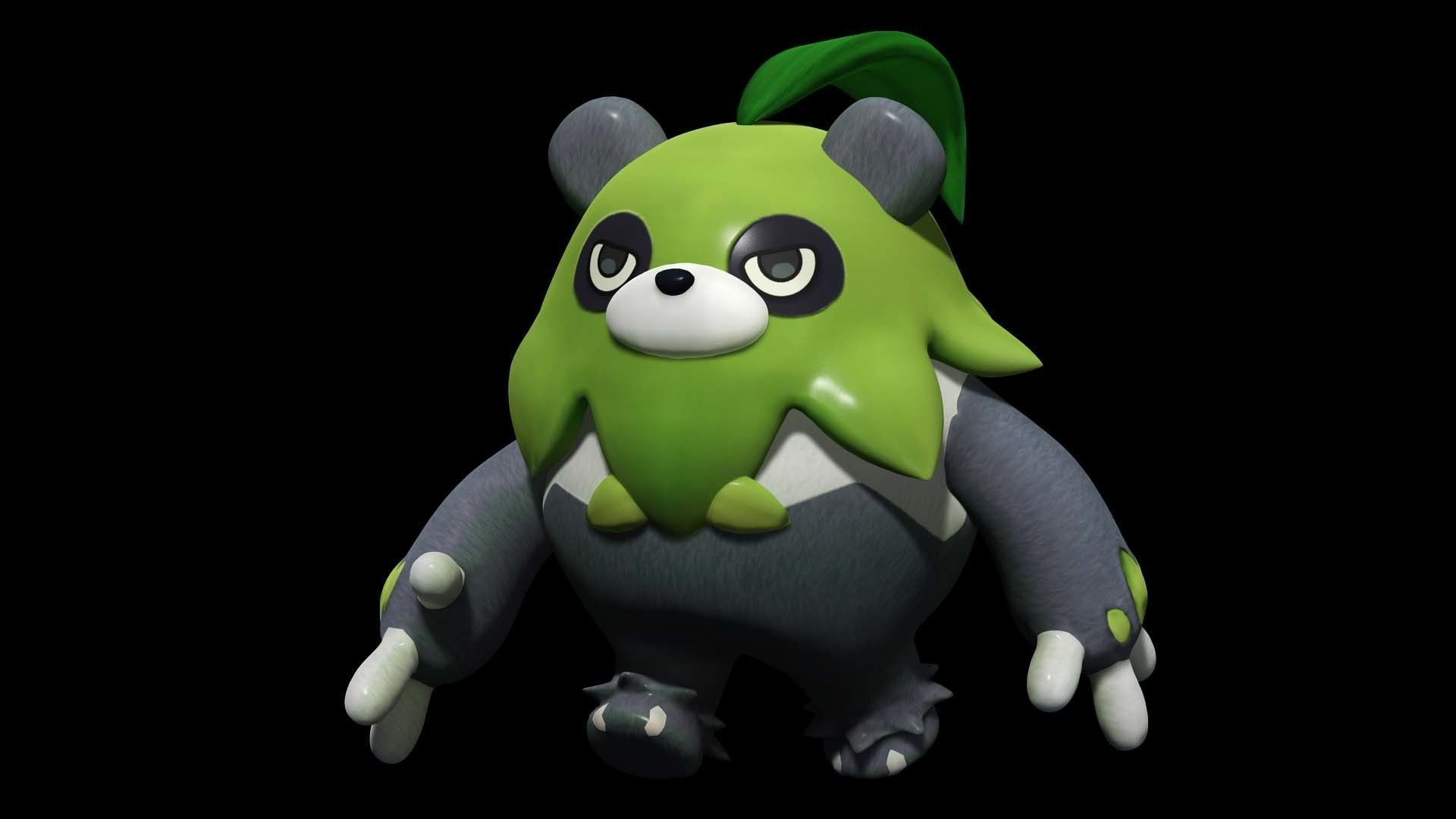 3D model Palworld Mossanda Ready To Pose and Print VR / AR / low-poly ...